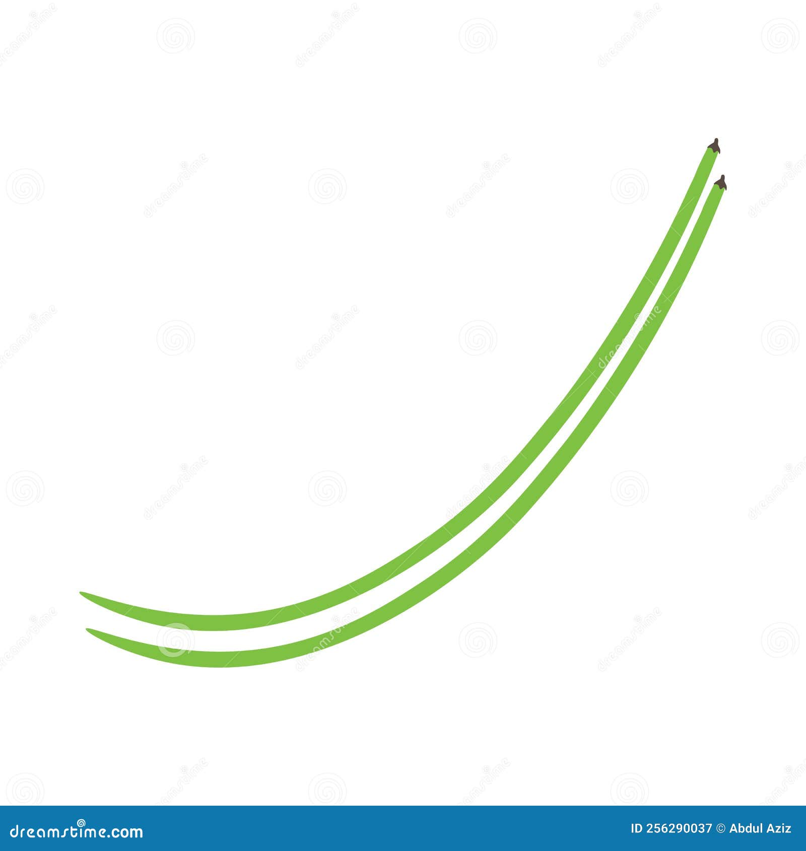 Long Bean Icon Template Illustration Stock Vector - Illustration of ...