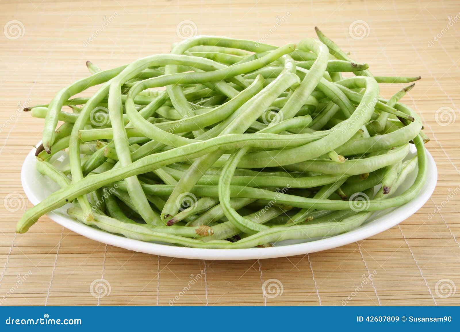 Long beans stock image. Image of harvest, fruits, gourmet - 42607809