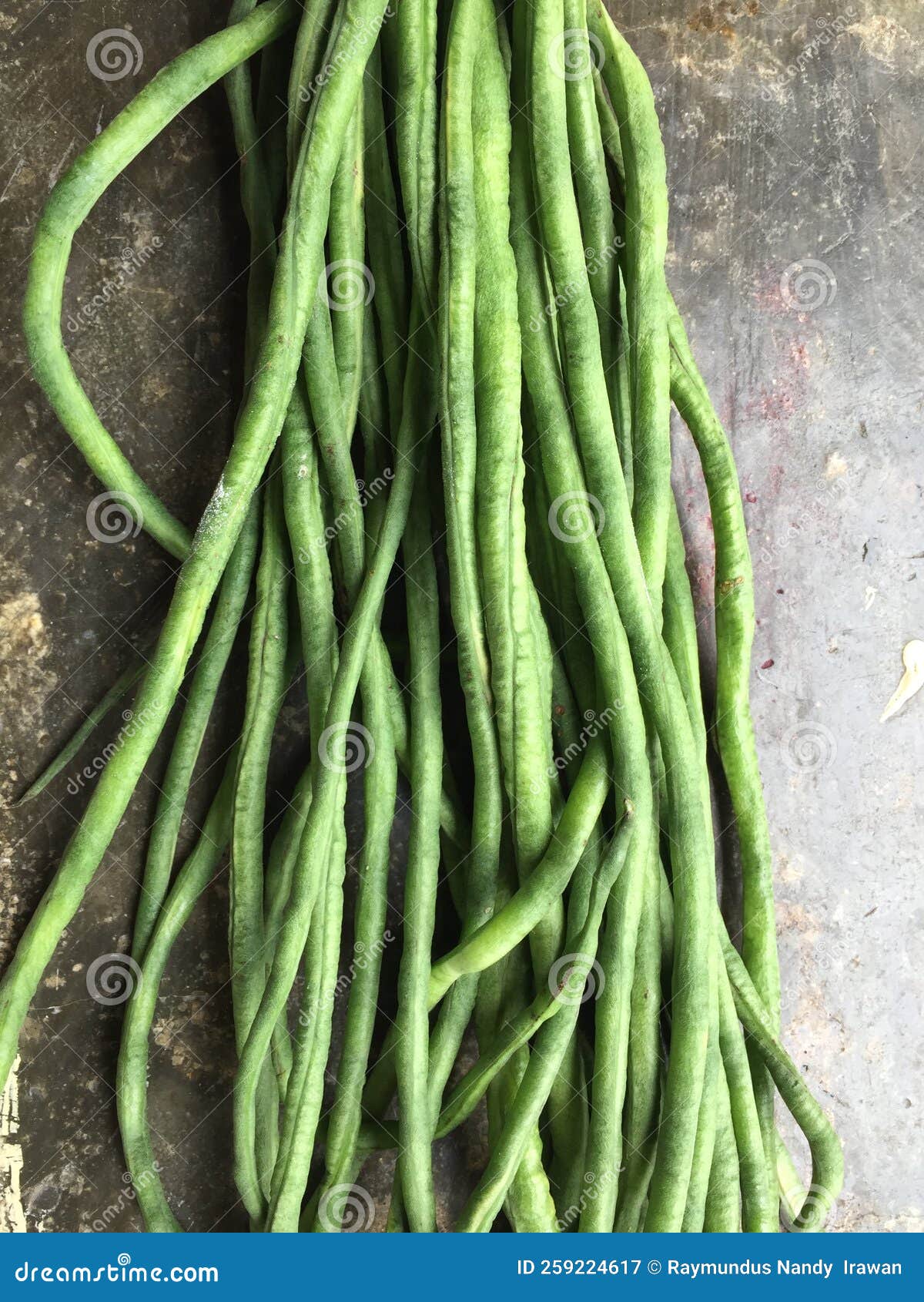 Long Beans Used As a Complement To Vegetables Stock Image - Image of ...