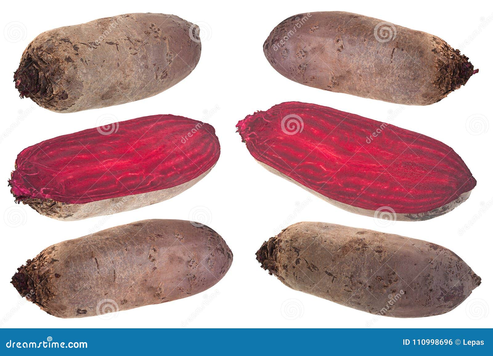 Long Beet Root Collection on White Stock Photo - Image of long, ripe ...