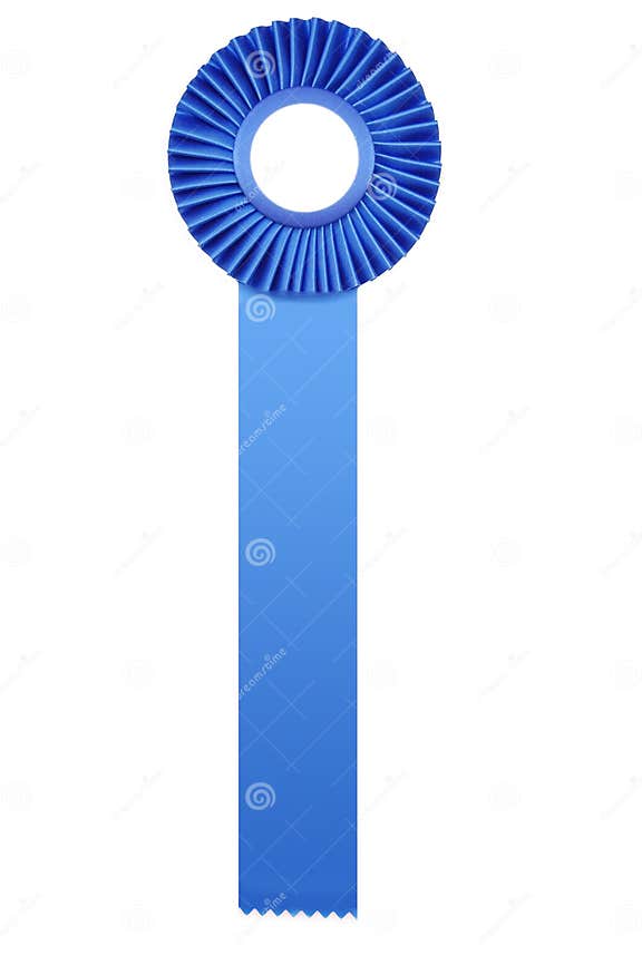 Long blue ribbon stock image. Image of championship, decorations - 10189871