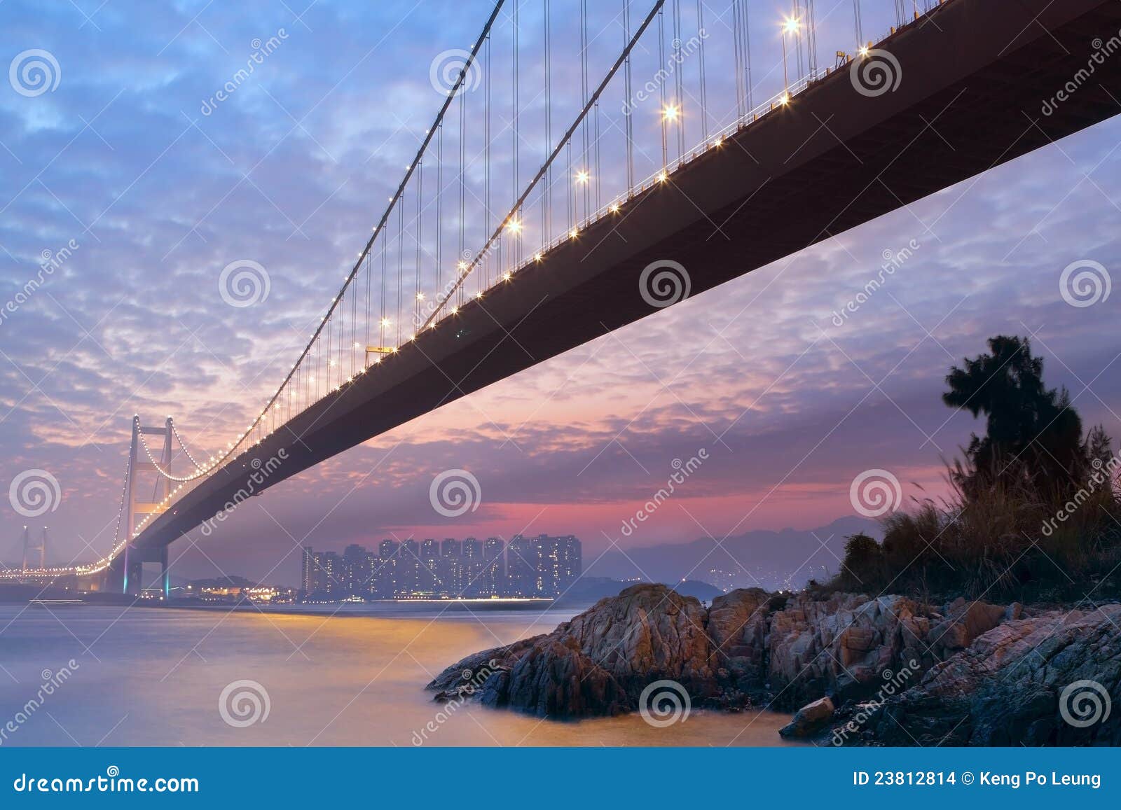 Long bridge stock photo. Image of fast, blur, kong, highway - 23812814