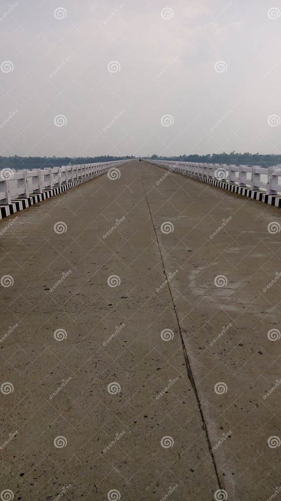 Long bridge one km long stock image. Image of bridge - 46782719