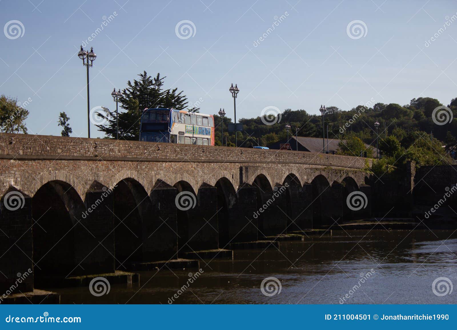 The Long Bridge Over the River Taw in Barnstaple, Devon Editorial Photo ...
