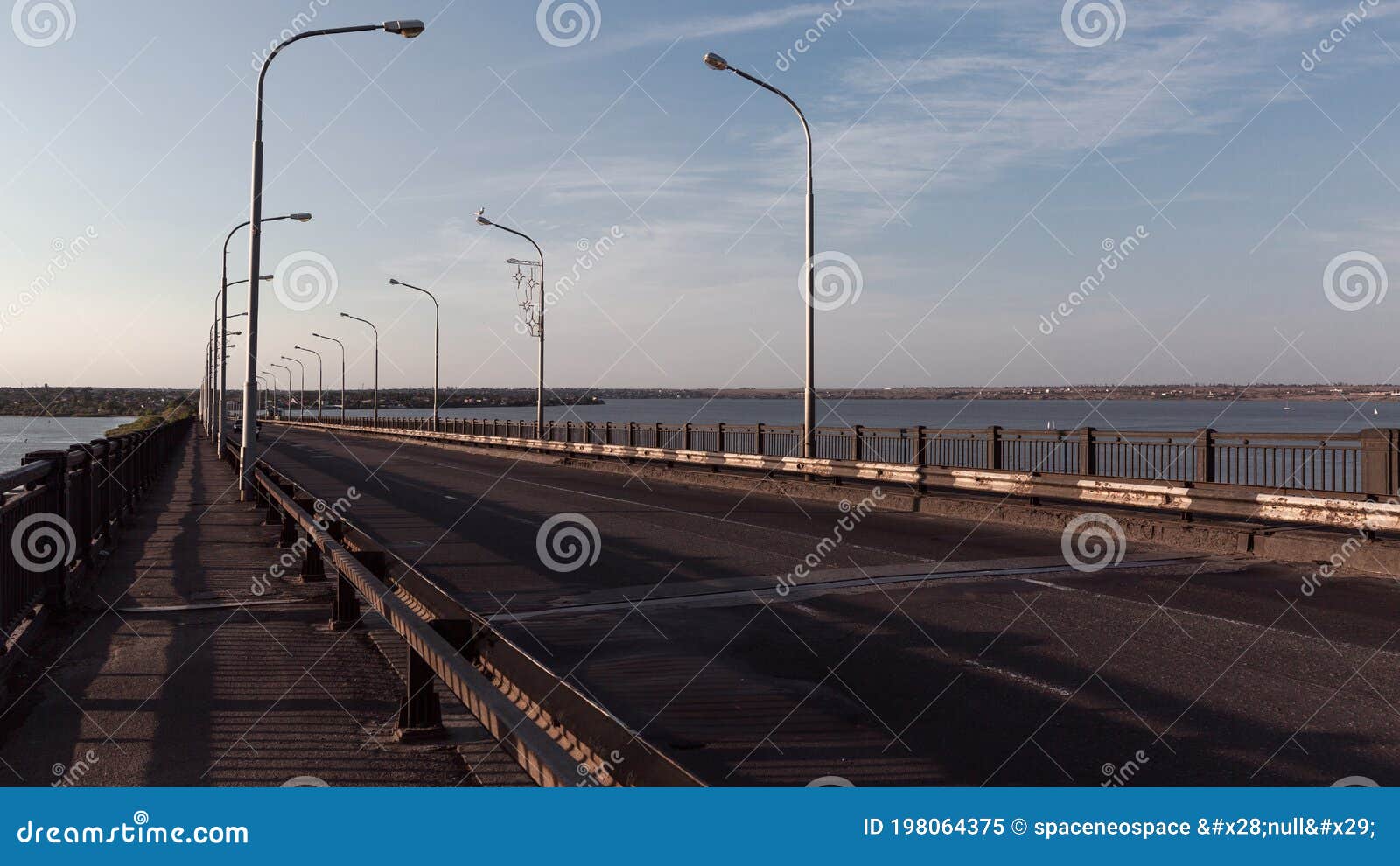 A long bridge over a road stock image. Image of traffic - 198064375