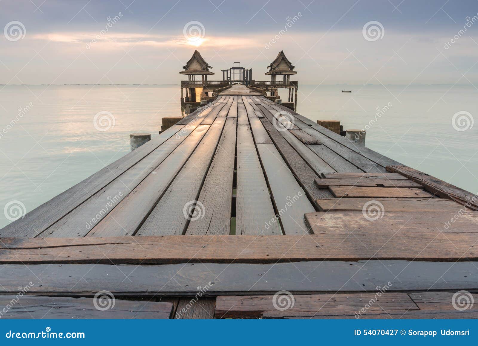 Long bridge over the sea stock image. Image of bridge - 54070427