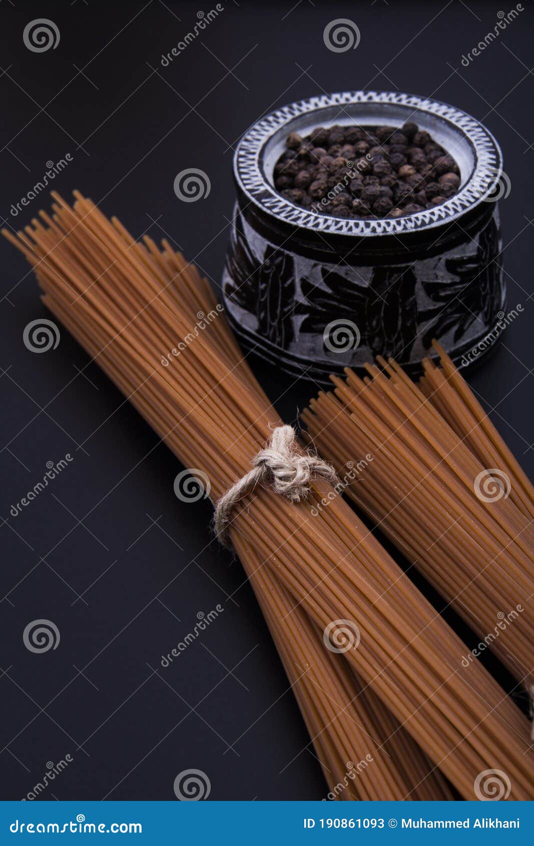 Long Brown and One-piece Pasta. Closed Brown Pasta from Close and ...