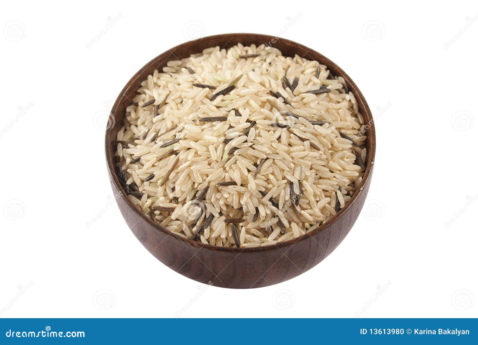 Long brown rice stock photo. Image of cook, ethnic, natural - 13613980