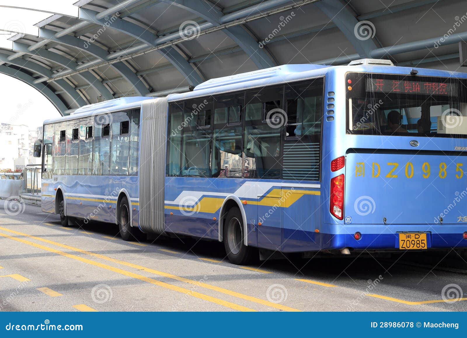 Long brt bus editorial stock photo. Image of outdoors - 28986078