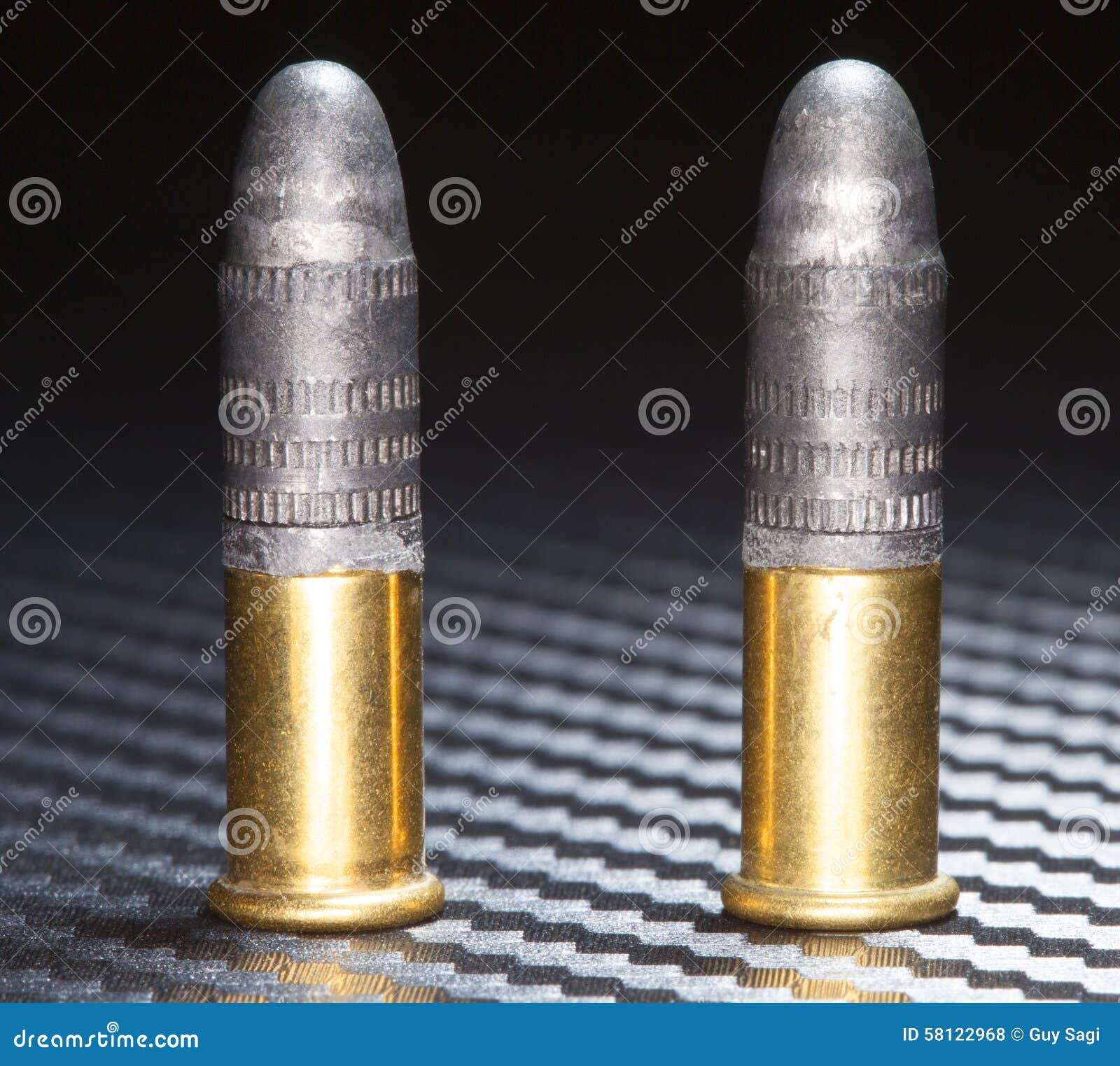 Long bullets stock photo. Image of ammo, brass, ammunition - 58122968