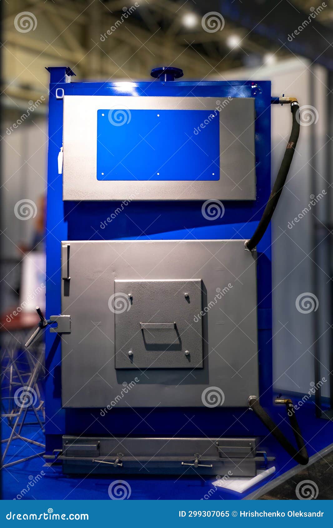 Long Burning Solid Fuel Boiler Stock Image - Image of device, heating ...