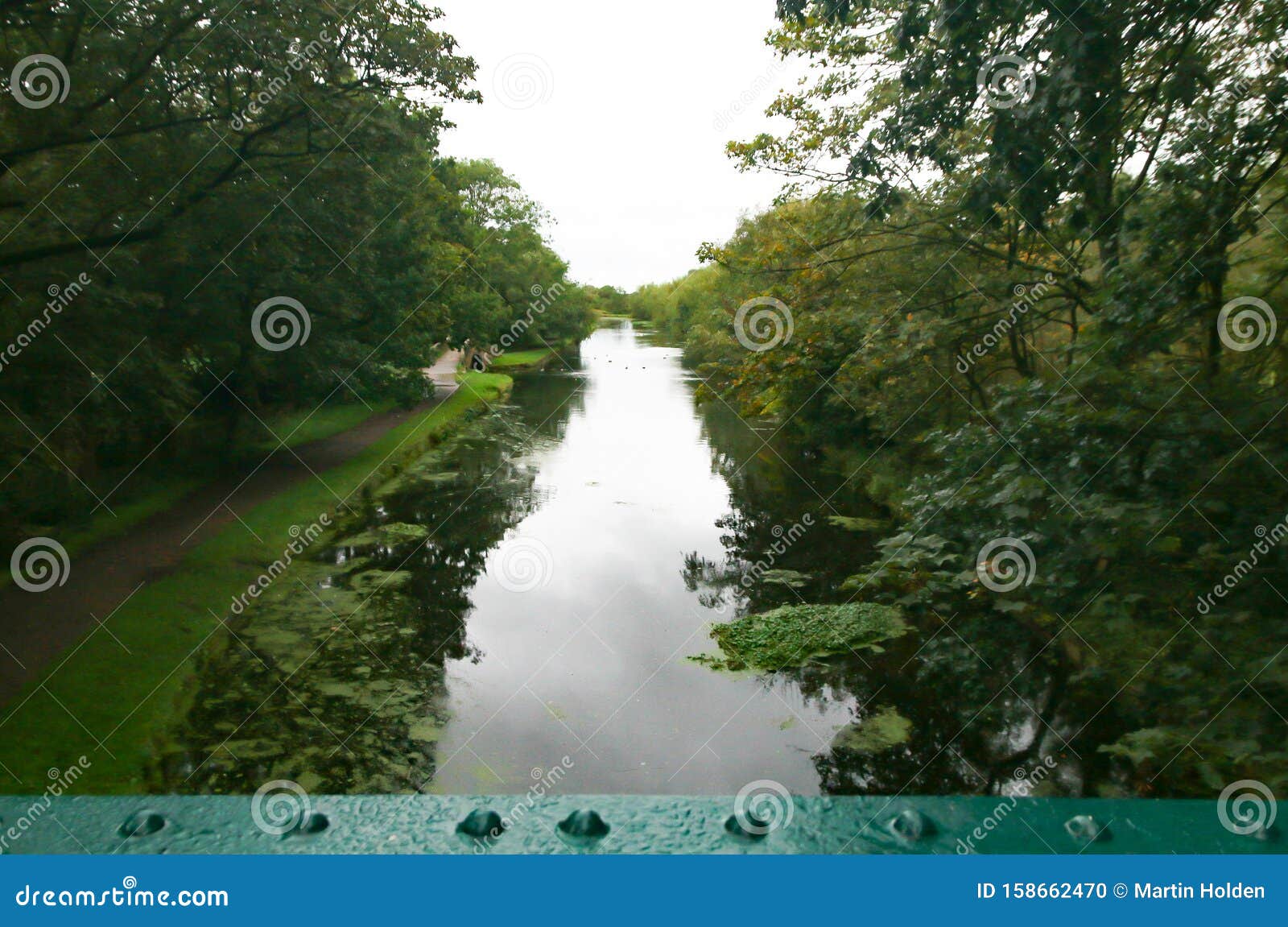Long canal stock photo. Image of waterway, northern - 158662470