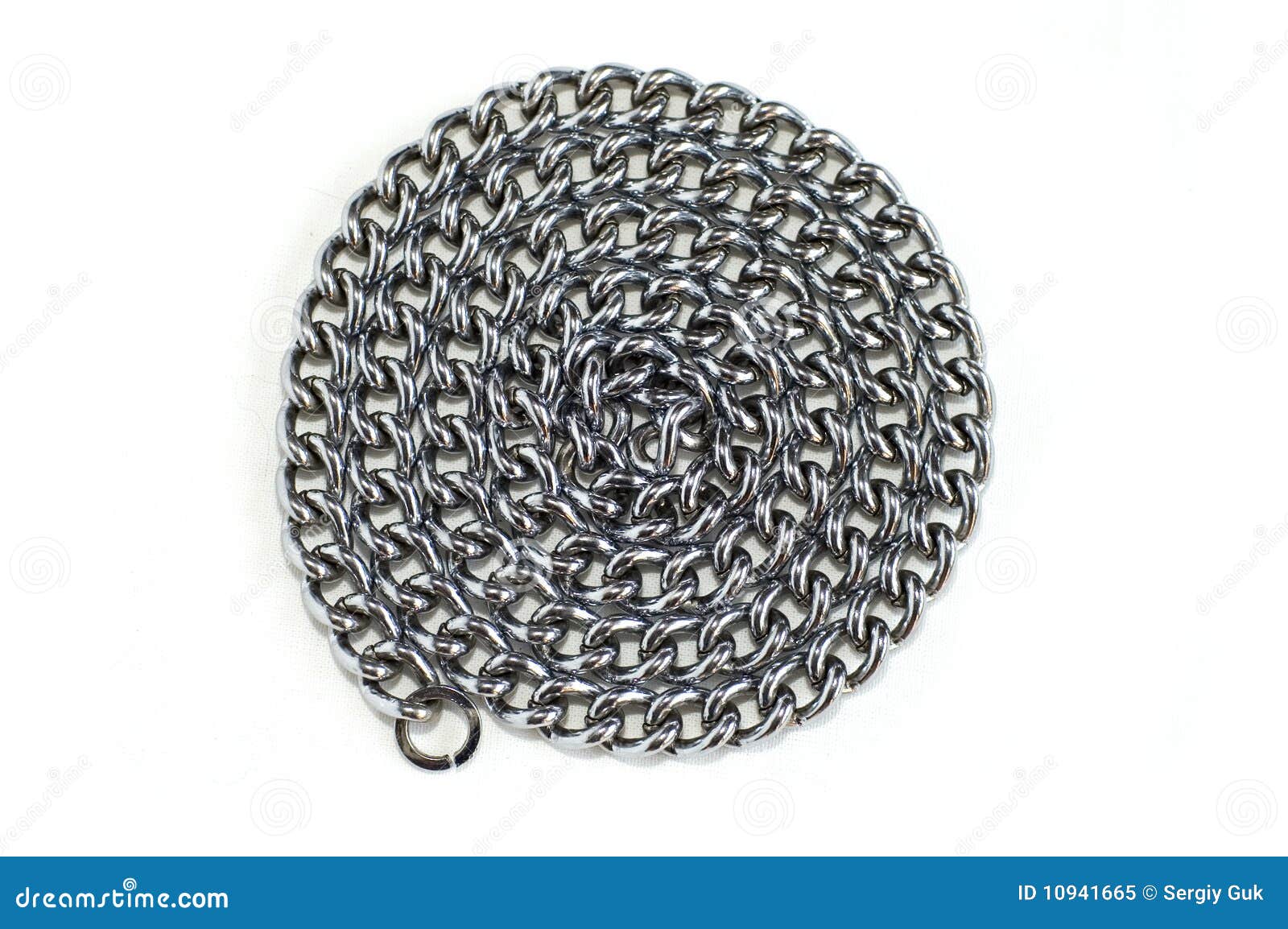 Long chain folded ring stock image. Image of folded, symbol - 10941665