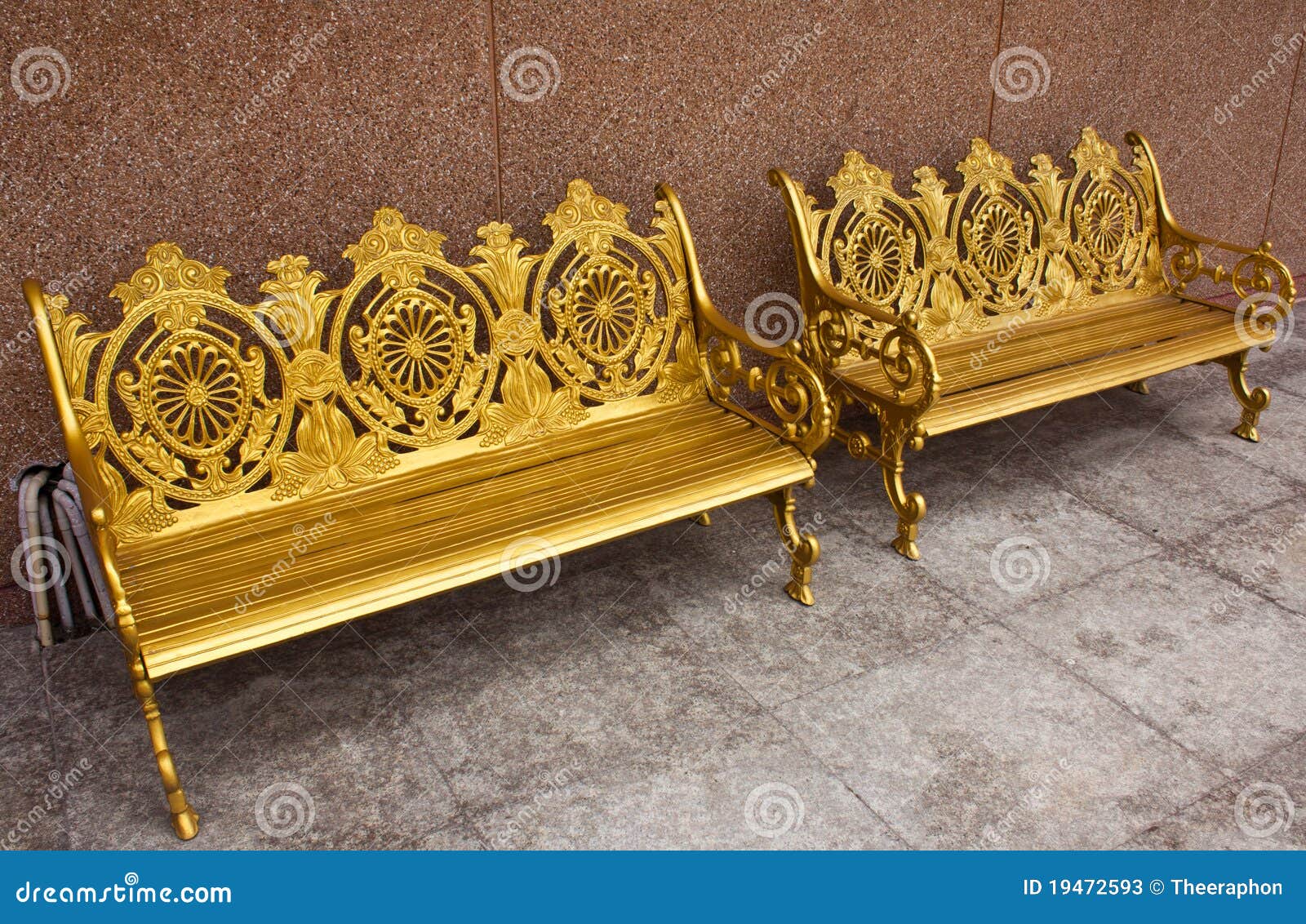 Long chair seating stock image. Image of design, yellow - 19472593