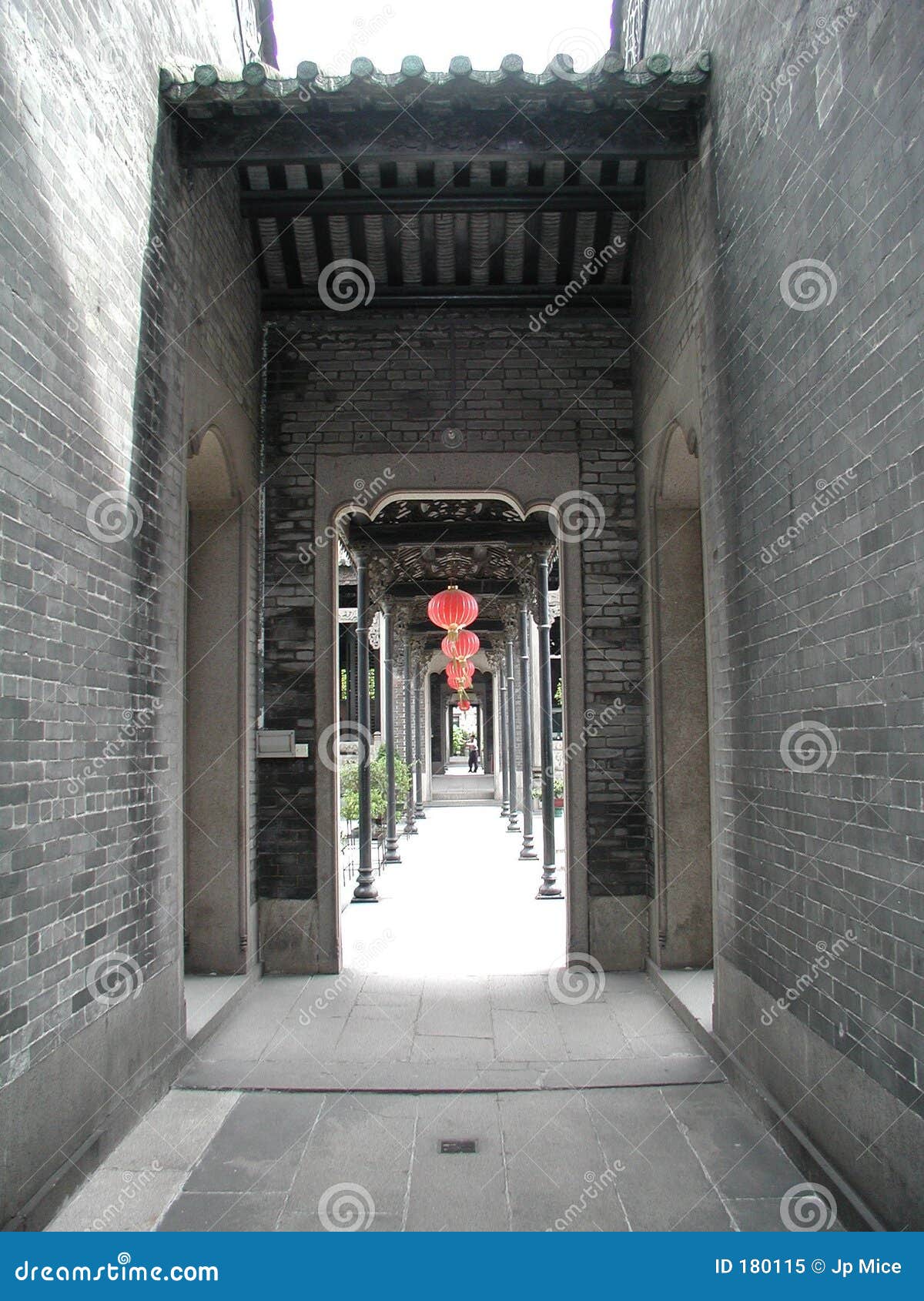 Long Corridor stock image. Image of chinese, house, guangzhou - 180115