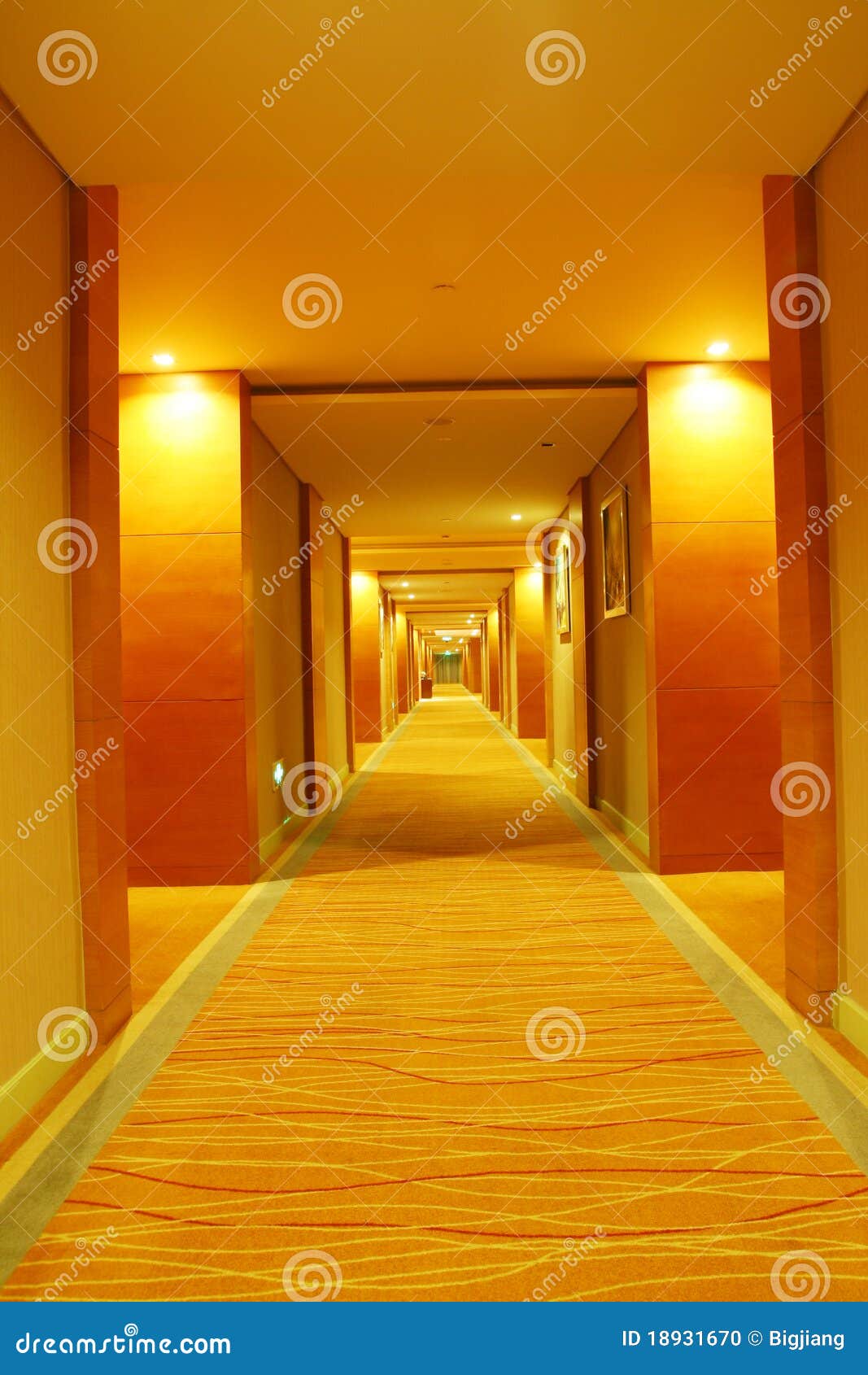 Long corridor stock photo. Image of occupation, home - 18931670