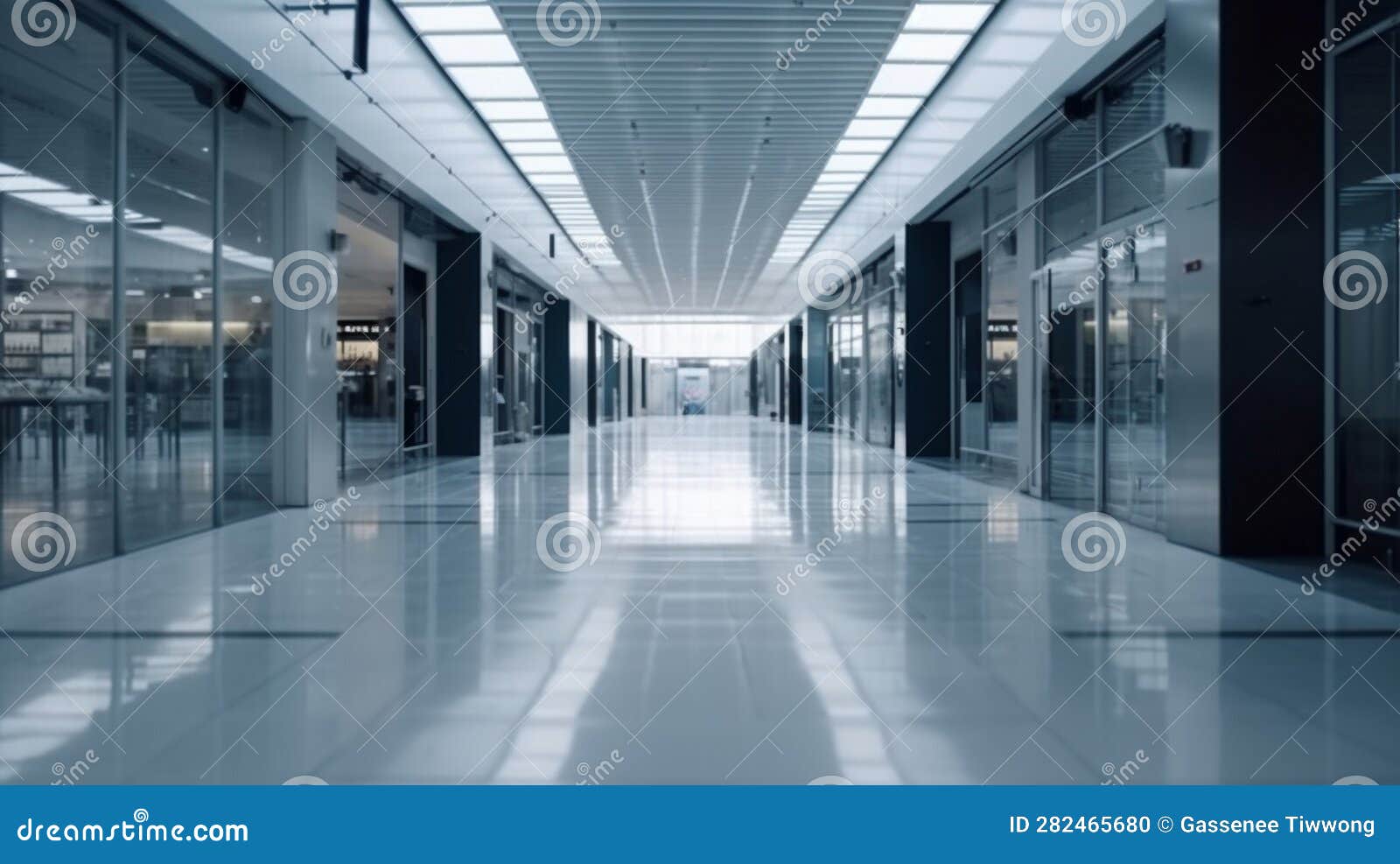 A Long Corridor in a Hospital with Various Procedural Rooms. Generative ... A Long Corridor in a Hospital with Various Procedural Rooms. Generative ...