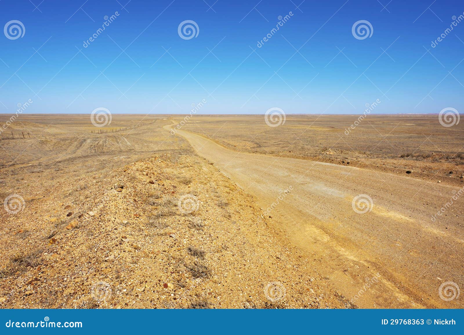Long Dirt Road stock image. Image of color, road, beauty - 29768363
