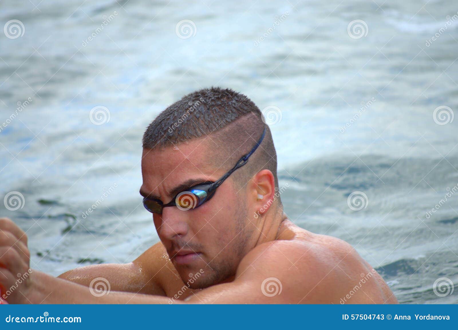 Long distance swimmer editorial stock photo. Image of water - 57504743