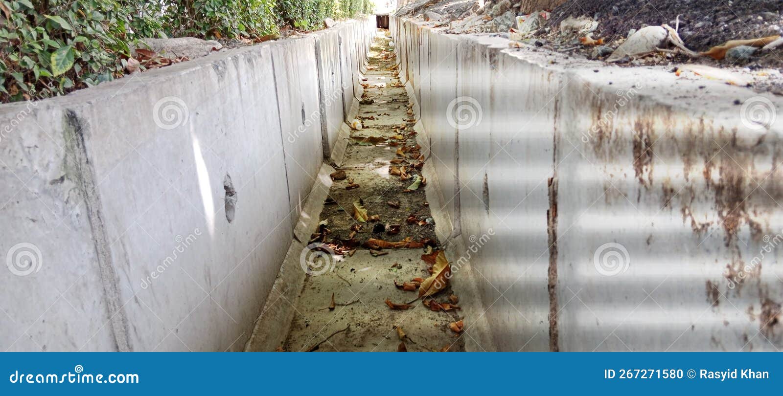 Long drainage lefted stock photo. Image of lefted, long - 267271580