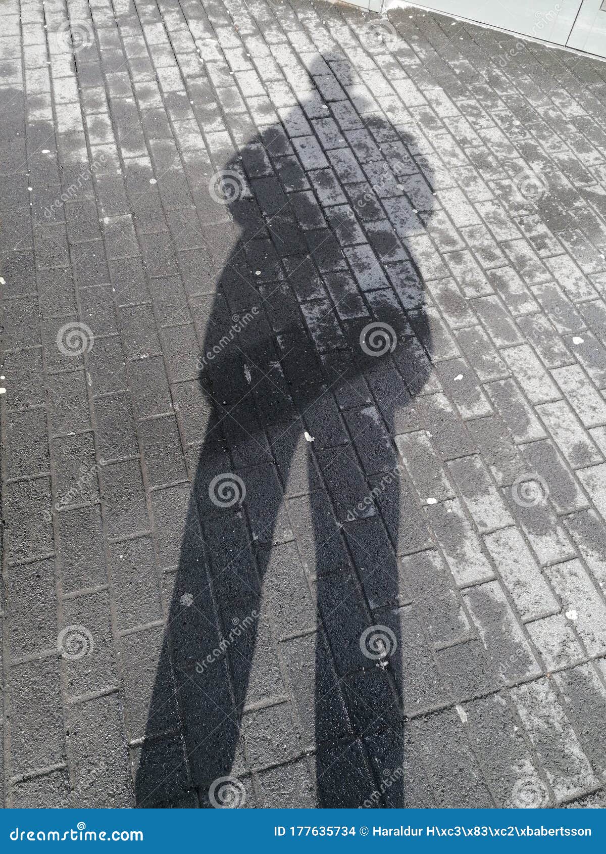 Long drawn shadow stock photo. Image of long, shadow - 177635734