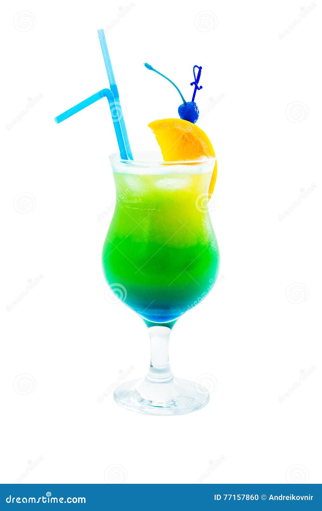 Long Drink Alcoholic Cocktails Isolated on White Background Stock Photo ...