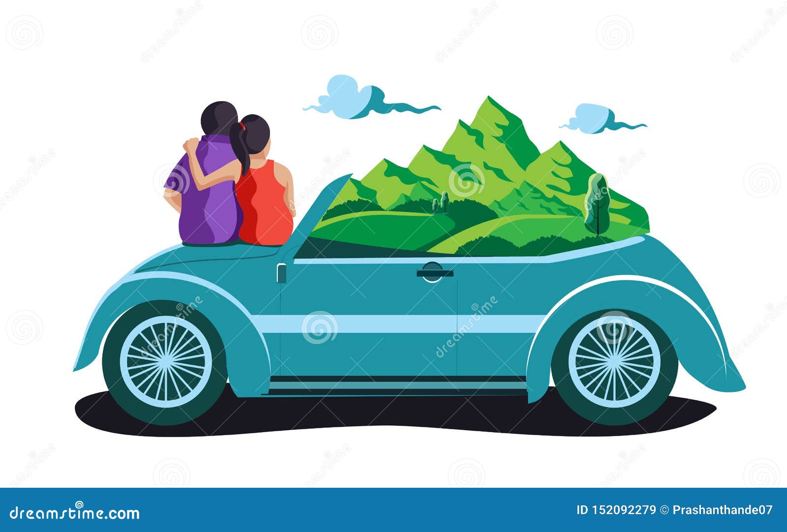 Long Drive Circuit Cartoon Vector | CartoonDealer.com #111985781