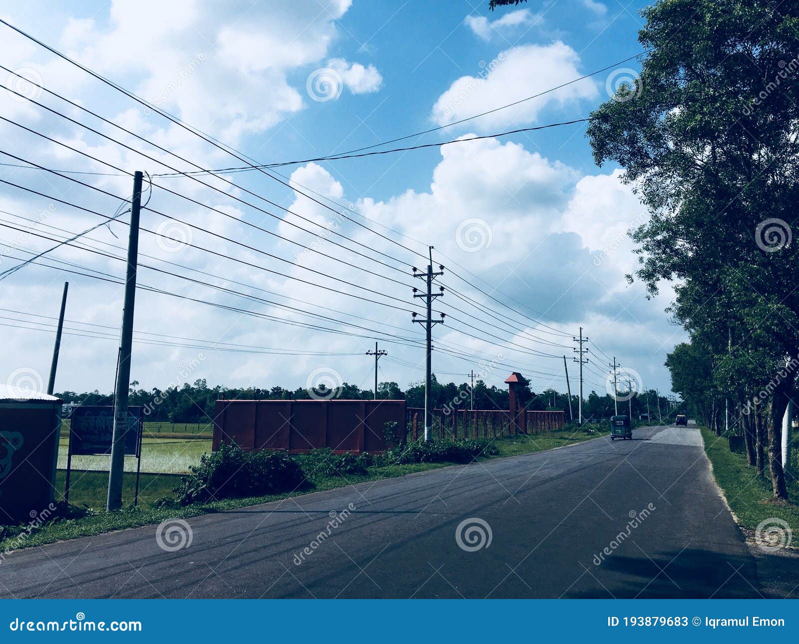 Long Drive Highway Road in Day Stock Image - Image of highway, road ...
