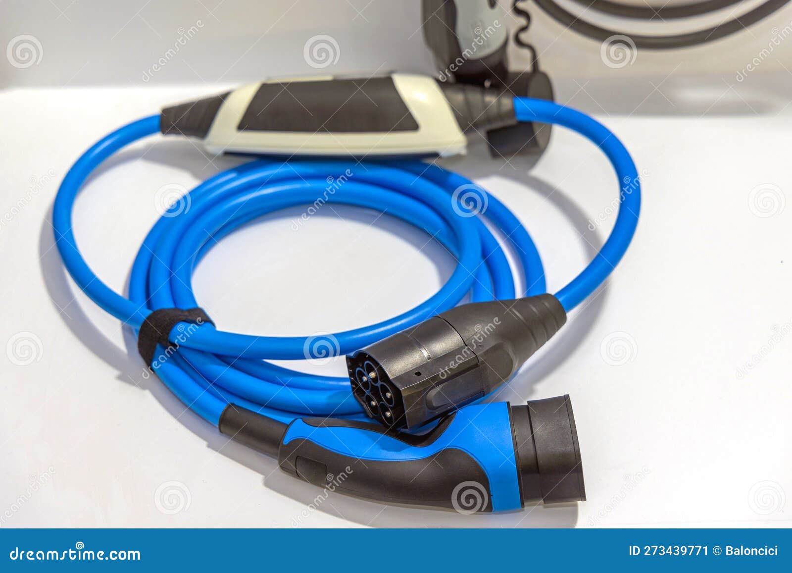EV Power Cable Plug stock image. Image of connection - 273439771