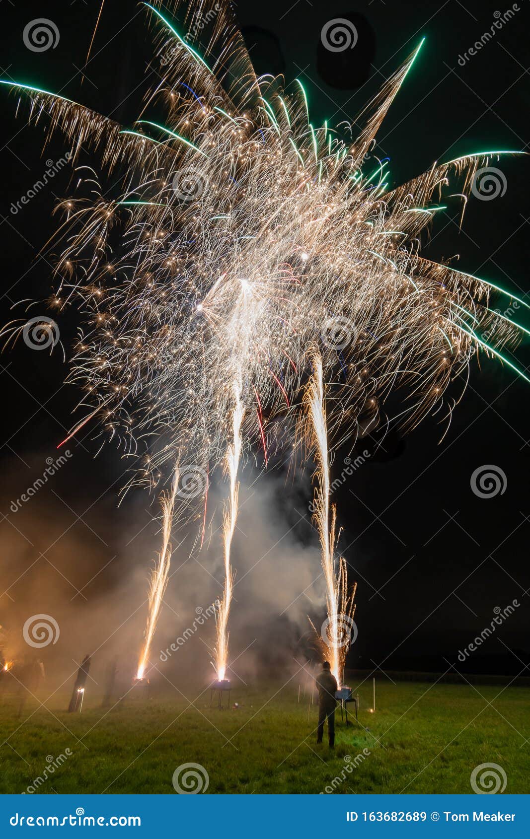 Fireworks stock image. Image of celebration, firework - 163682689