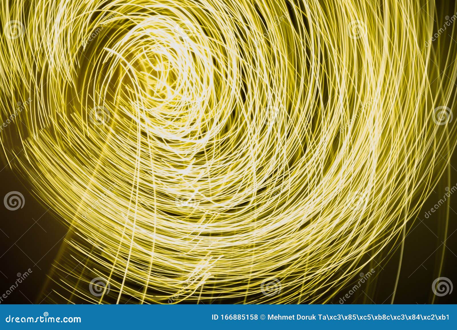 Long Exposure Abstract Light Painting Sparks Stock Photo - Image of ...