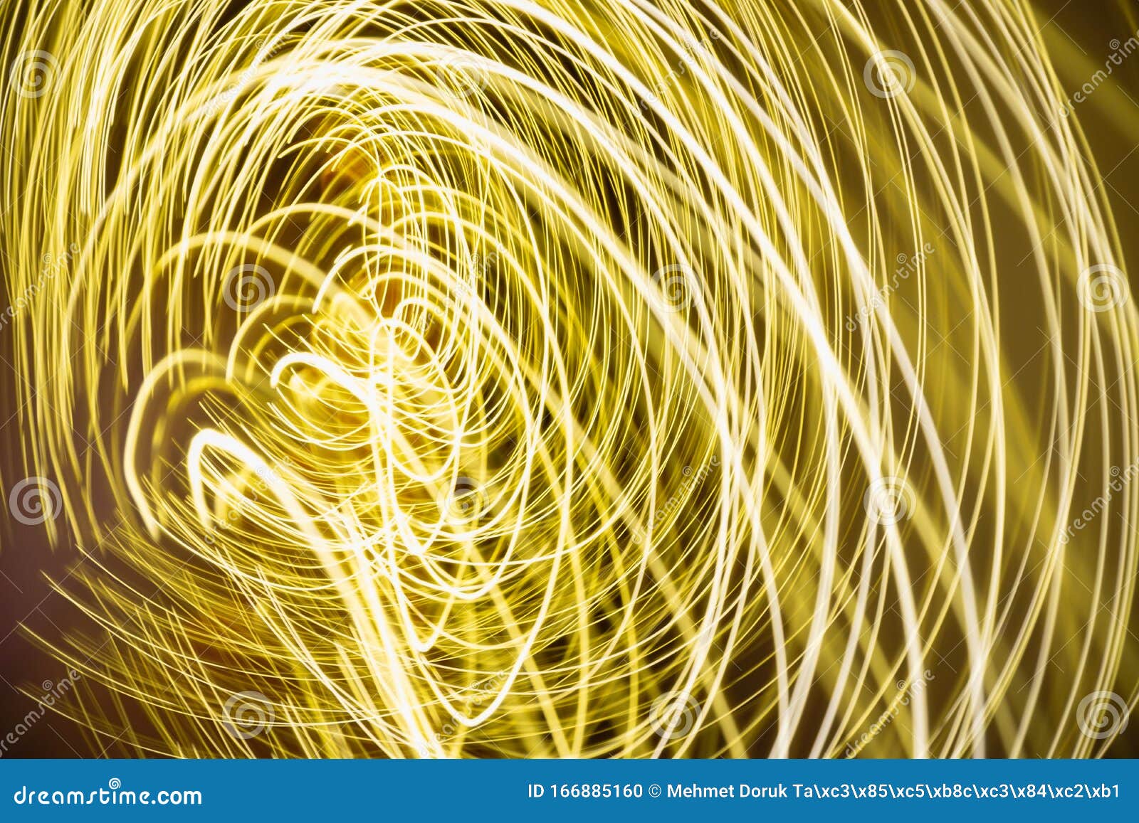 Long Exposure Abstract Light Painting Sparks Stock Photo - Image of ...