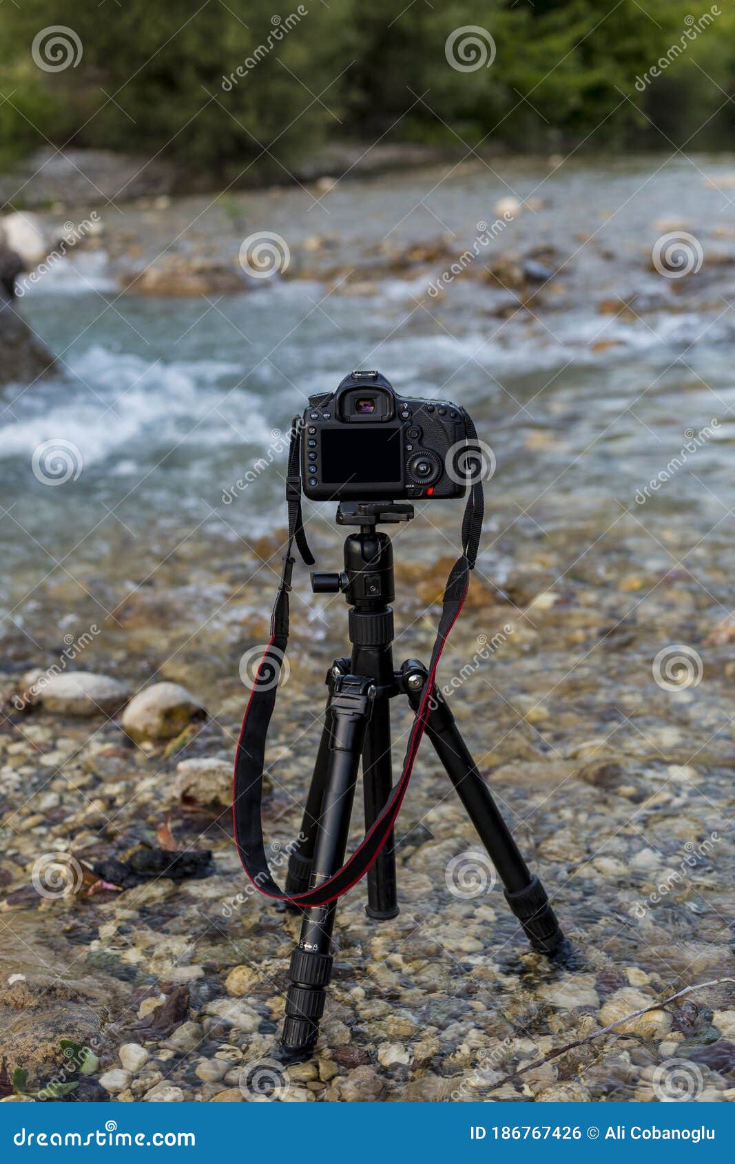 Long Exposure Camera in the River Stock Photo - Image of natural ...