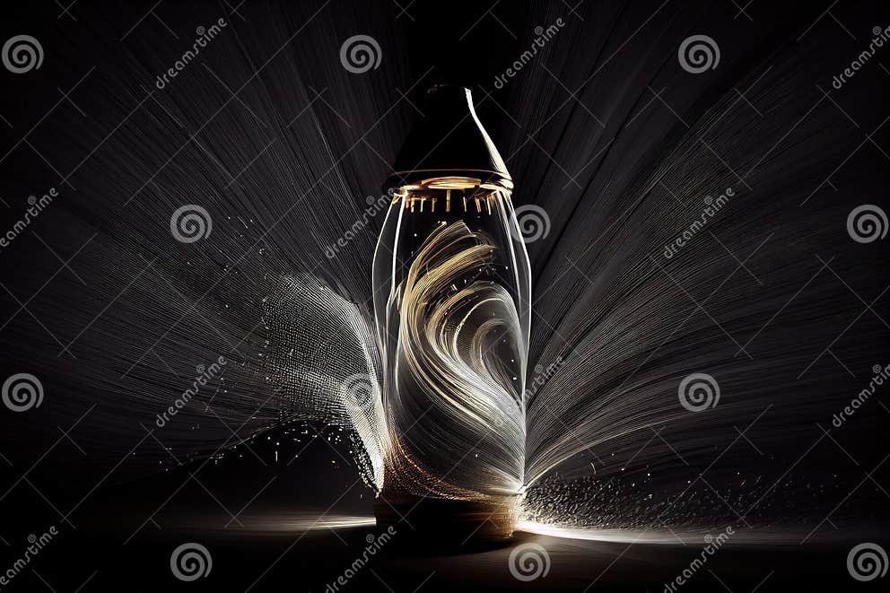 Long Exposure of Dynamic Light Source, Such As a Flashlight or Lantern ...