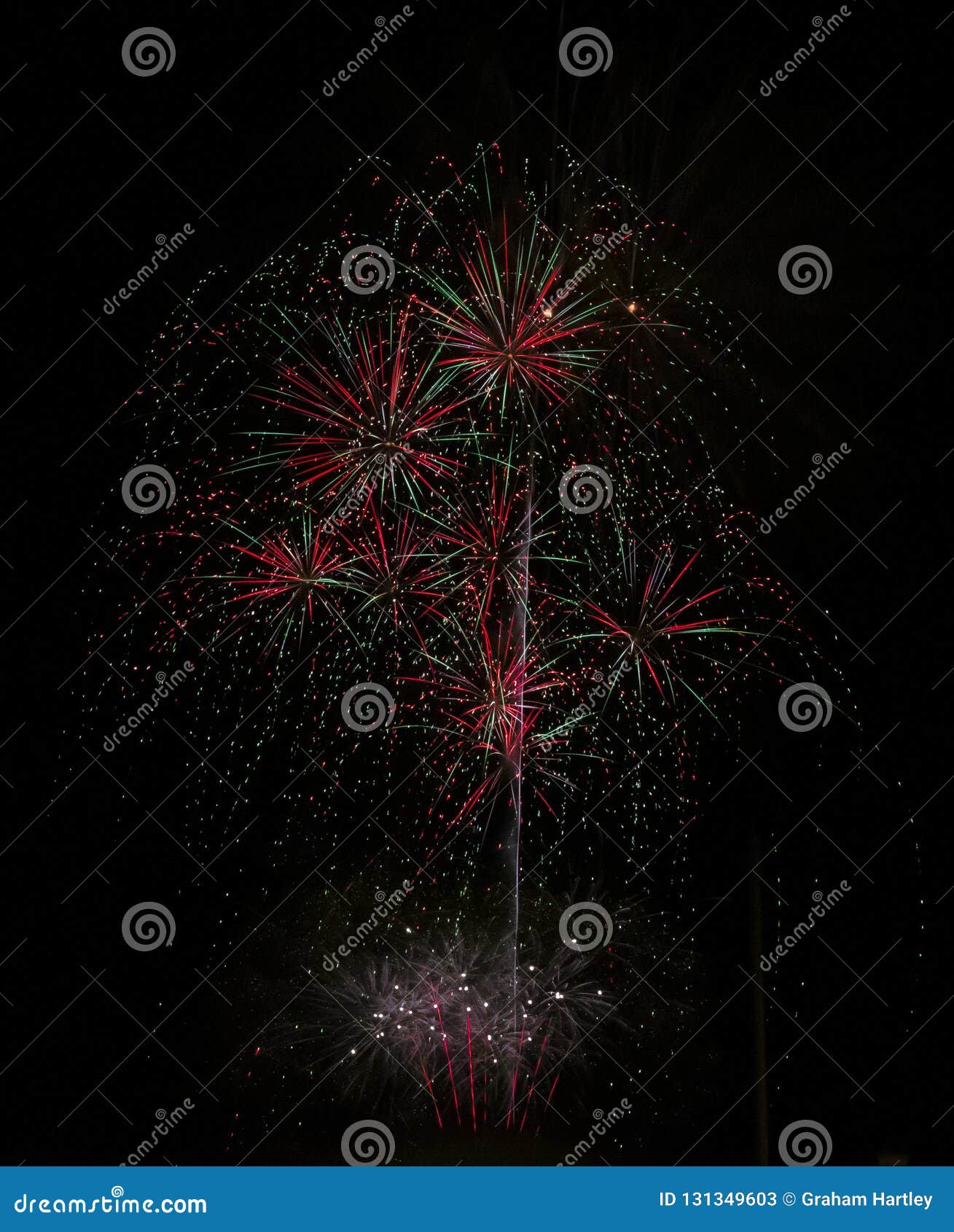 Fireworks stock image. Image of exposure, firework, long - 131349603