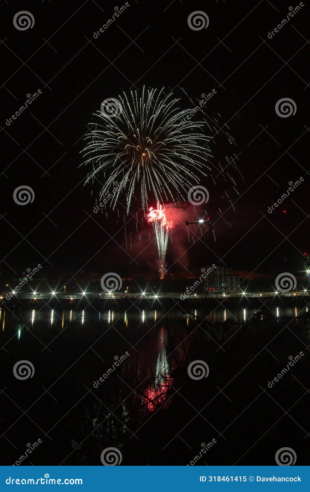 Crane Emerges from the Firework Smoke Stock Image - Image of craine ...