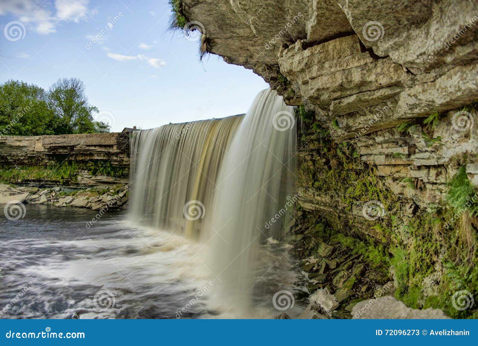 Waterfall Jagala in Estonia Stock Image - Image of estonia, buddhism ...