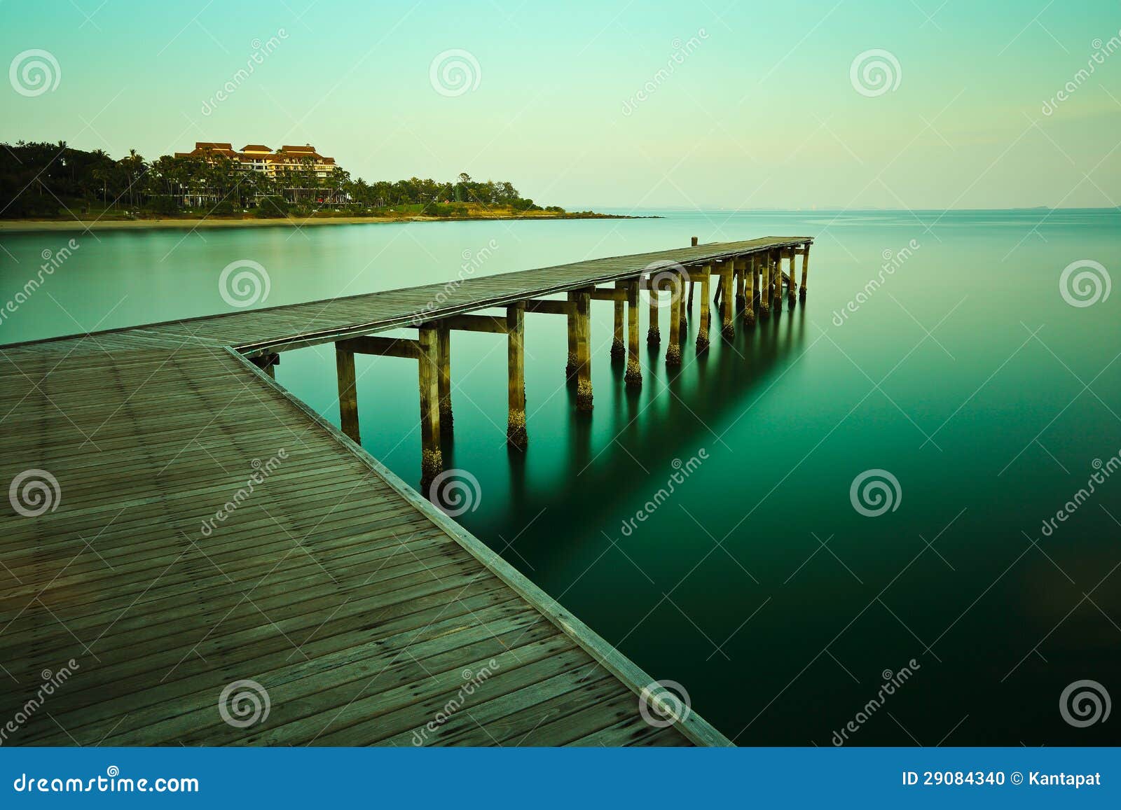Long exposure of the jetty stock photo. Image of cold - 29084340