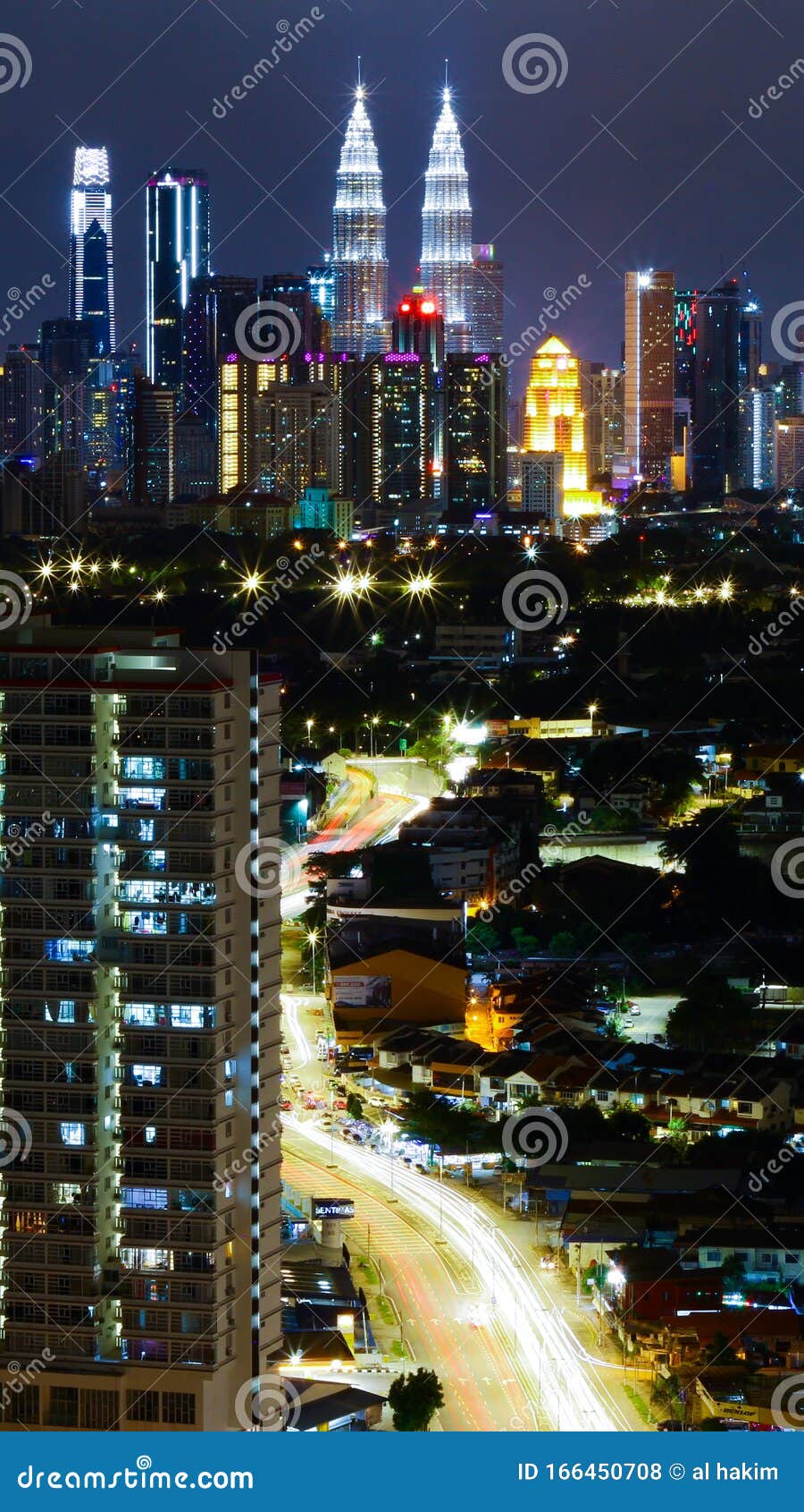 Long Exposure of Klcc from Klts Malaysia Stock Photo - Image of klcc ...