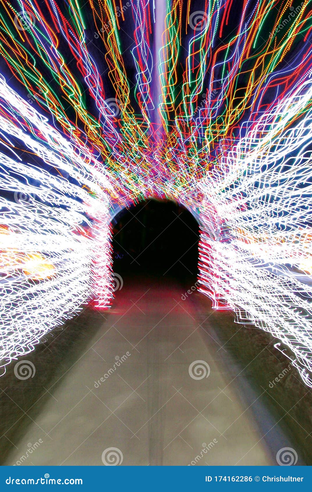 Long Exposure Light Streaks and Patterns Stock Photo - Image of element ...