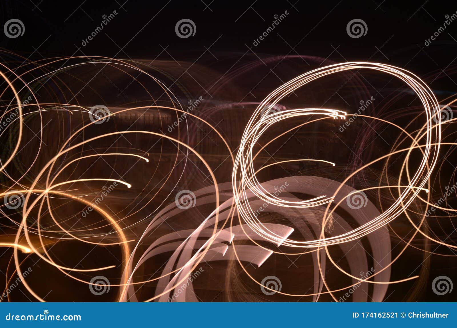 Long Exposure Light Streaks and Patterns Stock Image - Image of ...