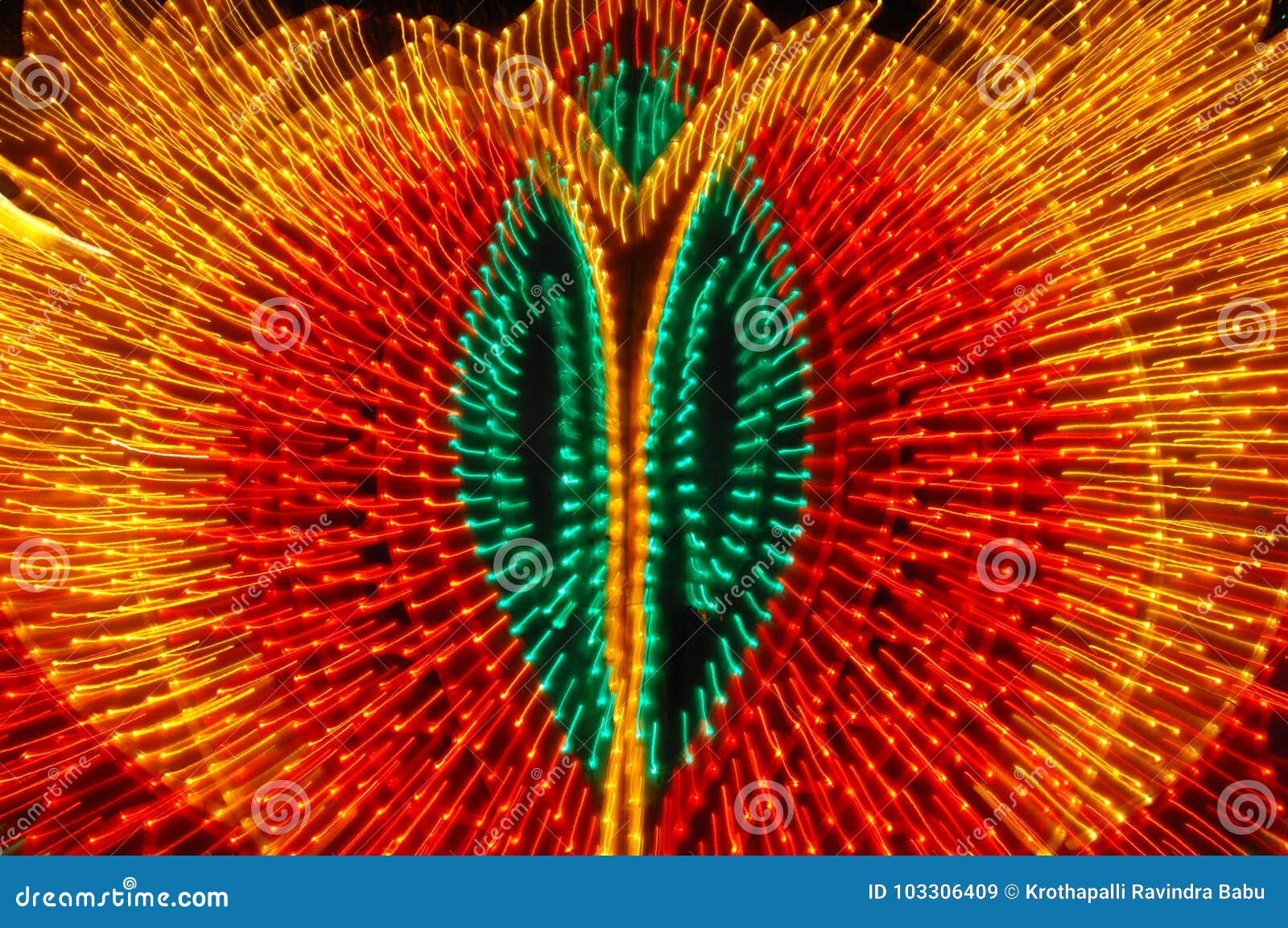 Long Exposure Lights Texture Macro Stock Image - Image of close ...