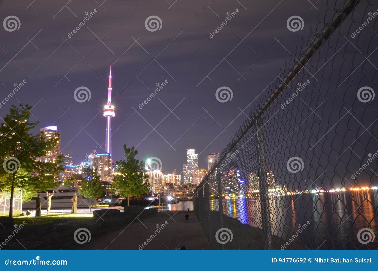 Long Exposure at the Most Crowded City in Canada Stock Photo - Image of ...