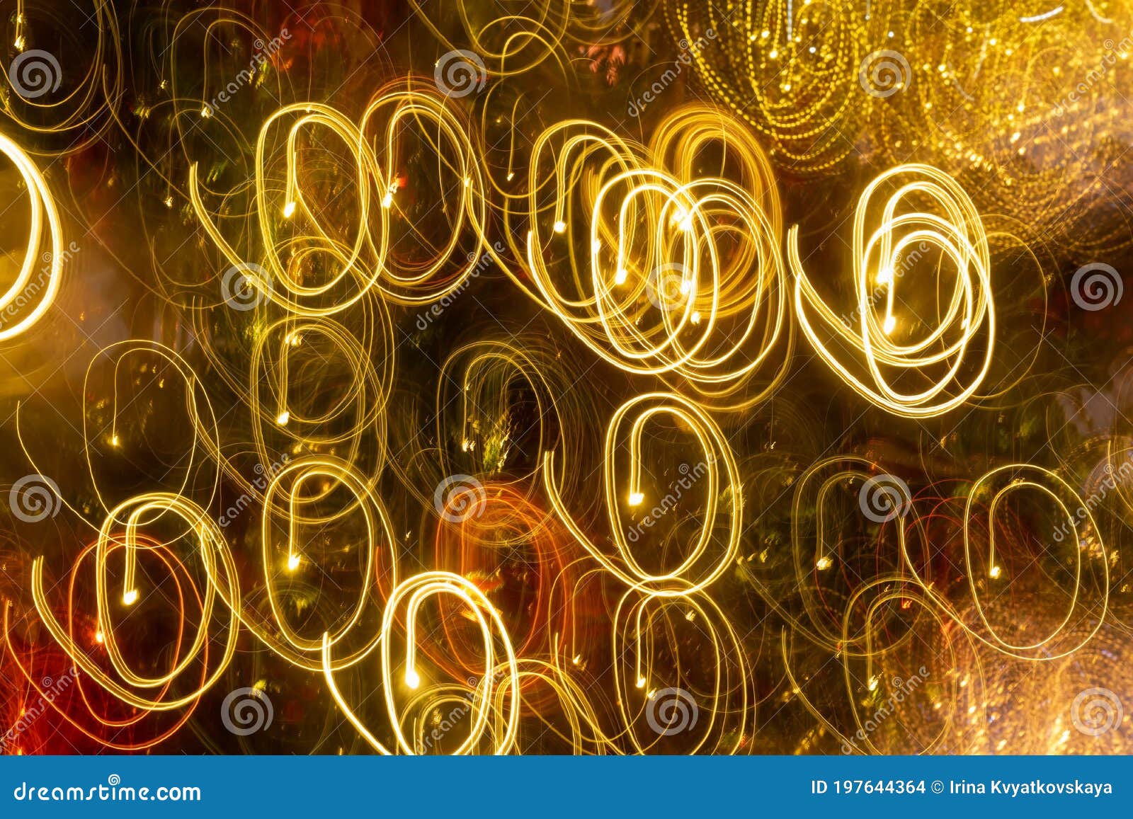 Long Exposure Neon Lights Texture. Abstract Colourfull Neon Light Stock ...