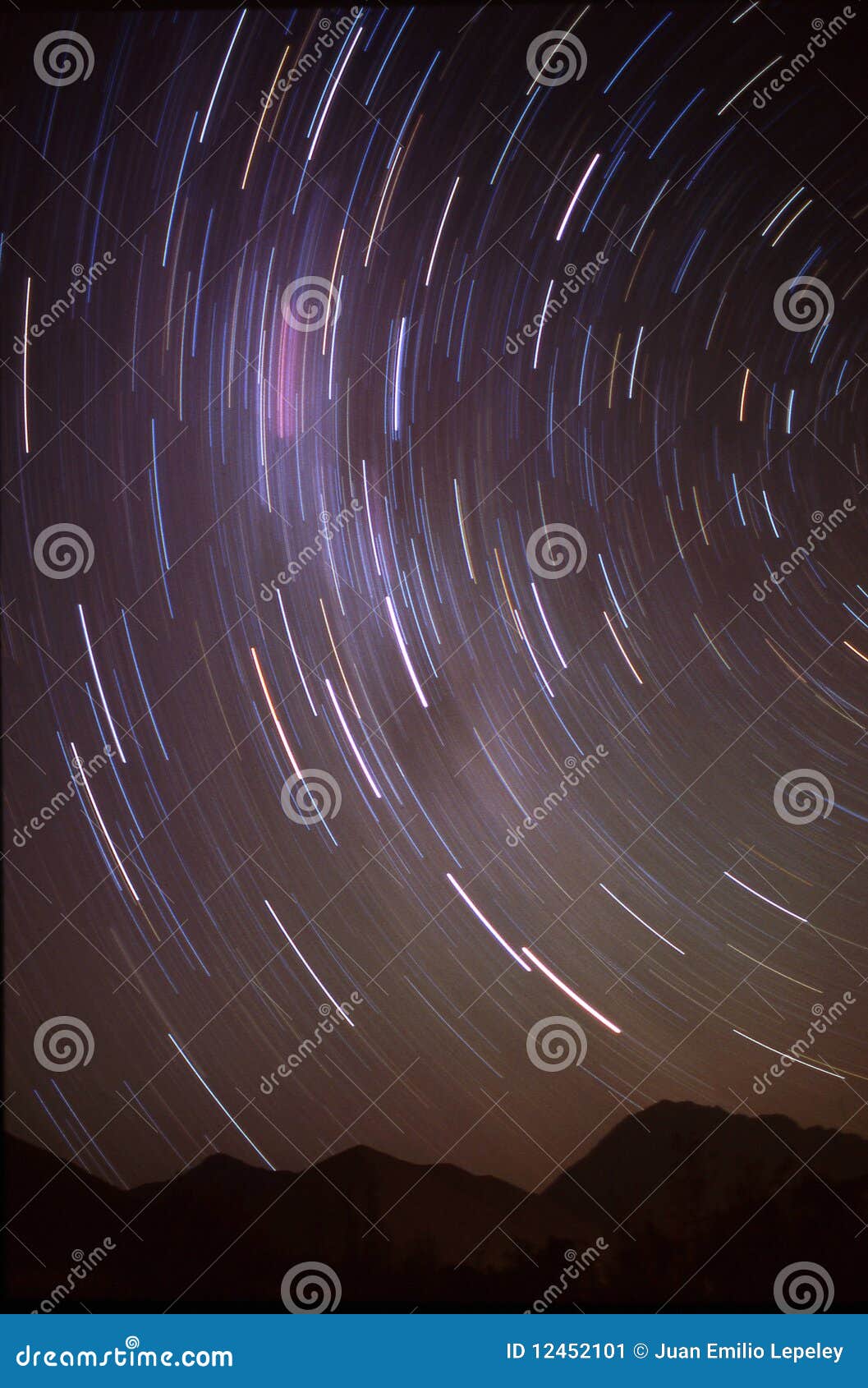 Long Exposure Photography of the Night Sky Stock Image - Image of ...