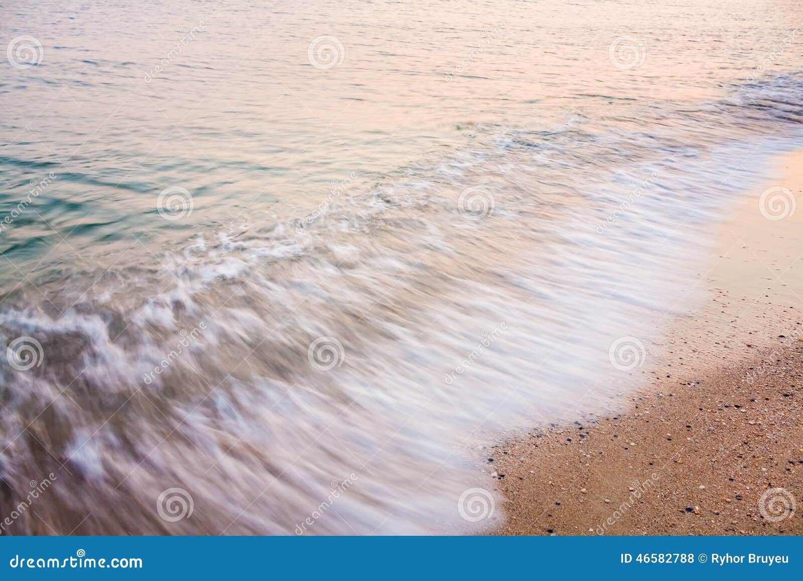 Long Exposure of Sea Ocean Water Beach Stock Photo - Image of ocean ...