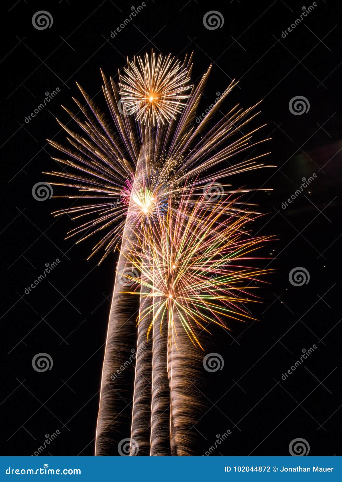 Firework Bursts stock photo. Image of july, burst, bursts - 102044872