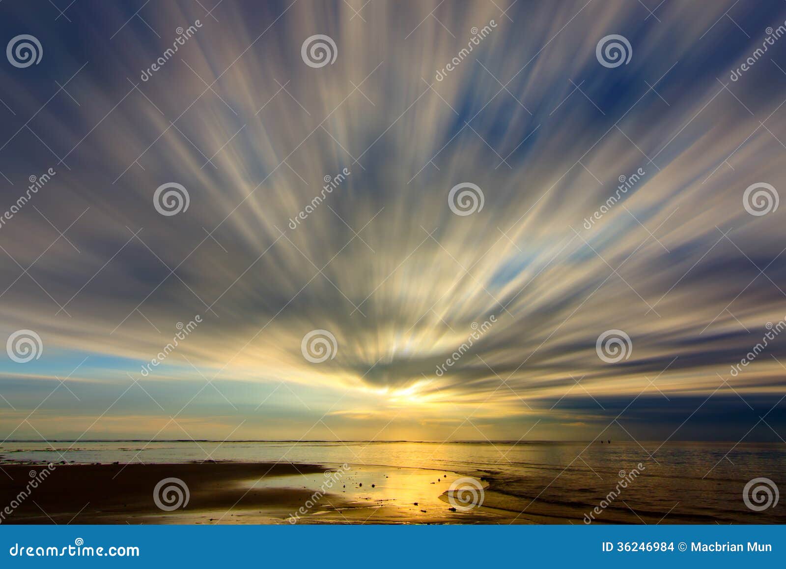 Long Exposure Shot of Clouds Stock Photo - Image of atmosphere, bright ...