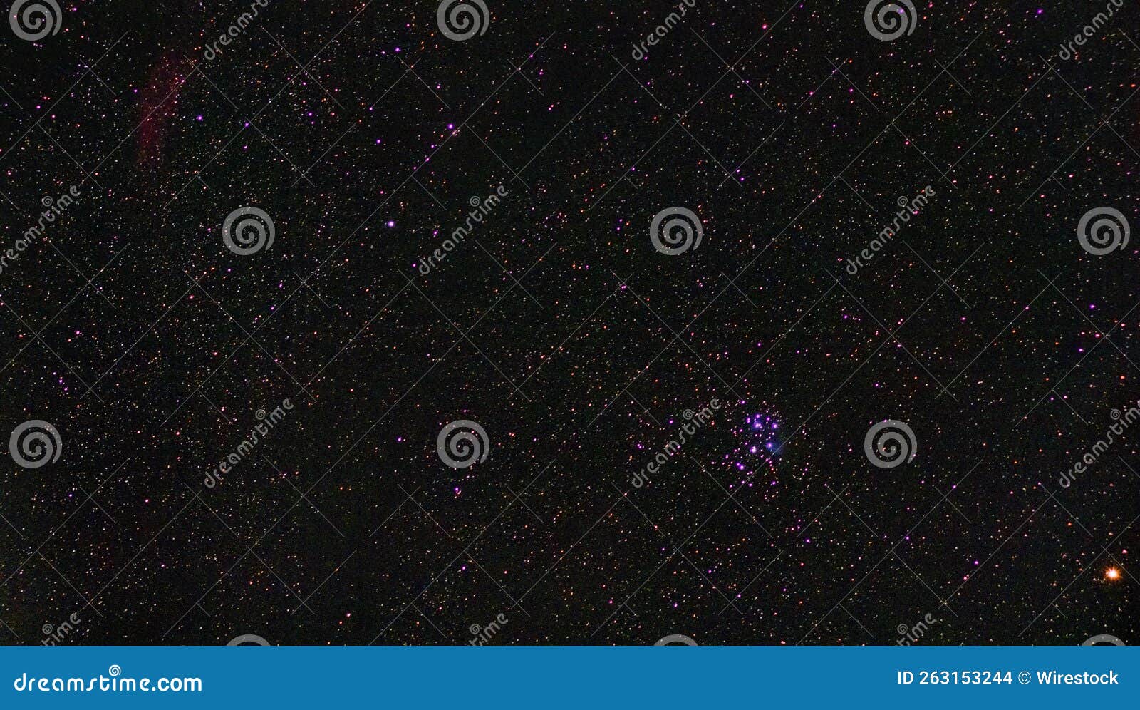 Long Exposure Shot of the Mesmerizing Starry Night Sky Stock Photo ...