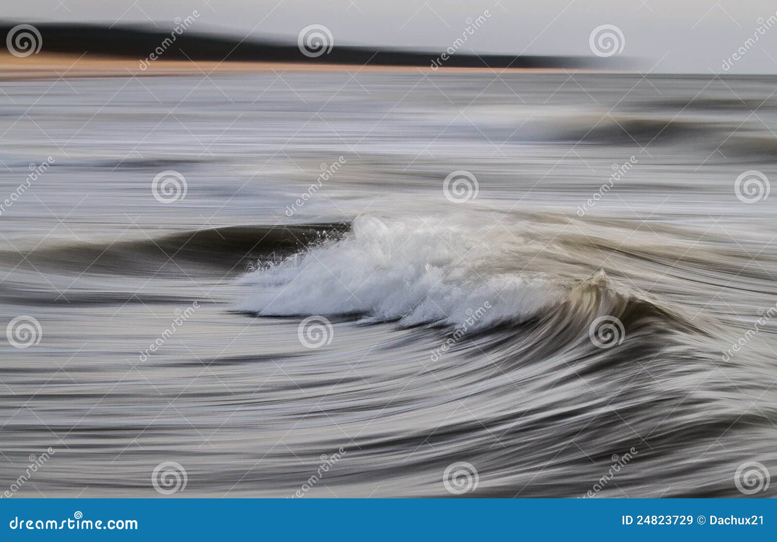 Long Exposure Shot of Sea Waves Stock Image - Image of motion, dawn ...